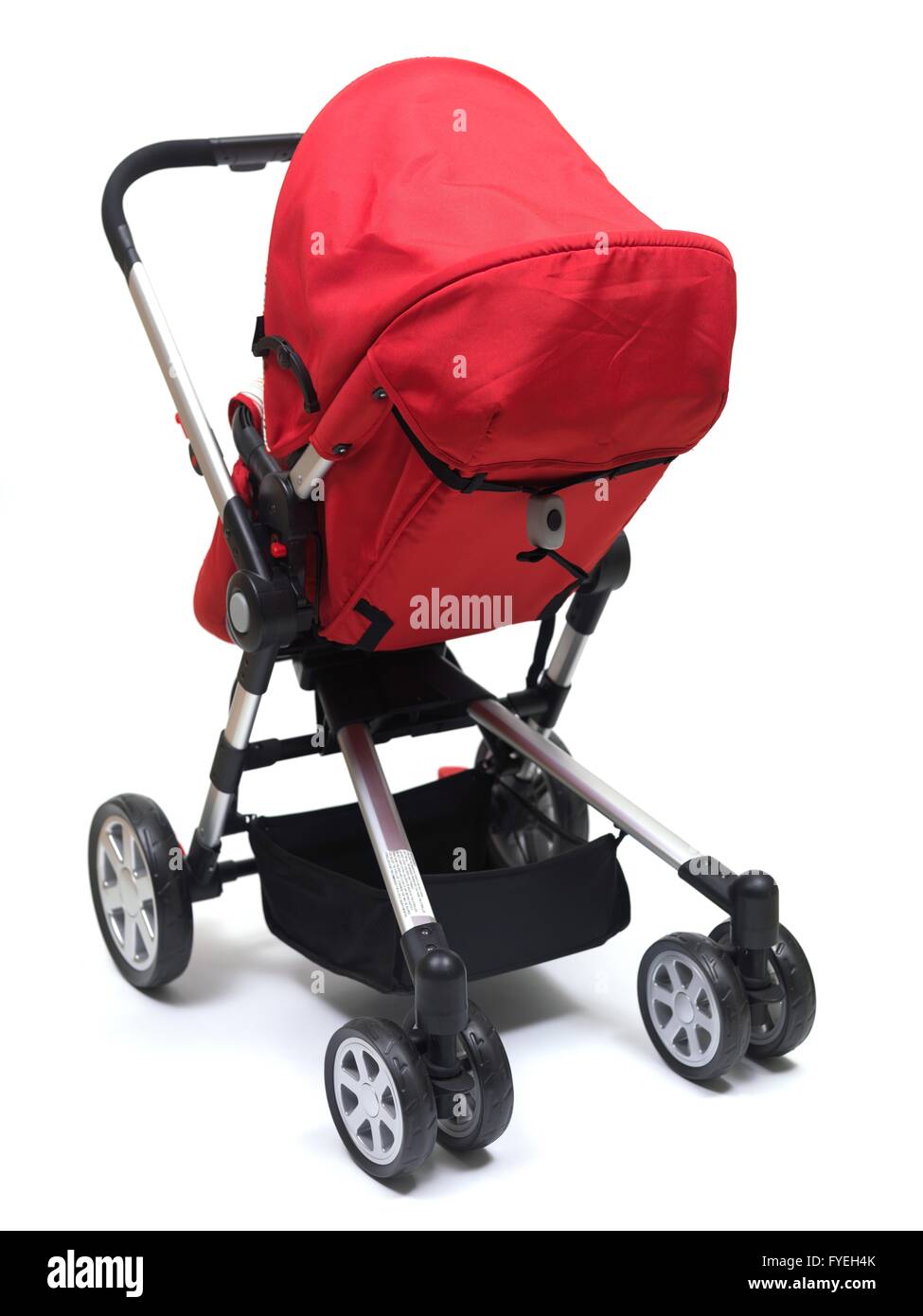 A modern pram isolated against a white background Stock Photo - Alamy