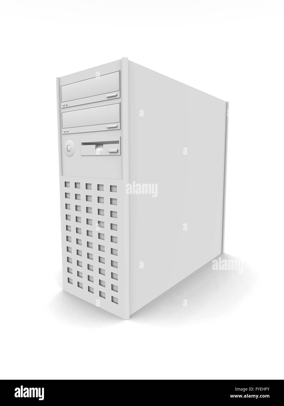 Isolated Desktop PC Stock Photo - Alamy