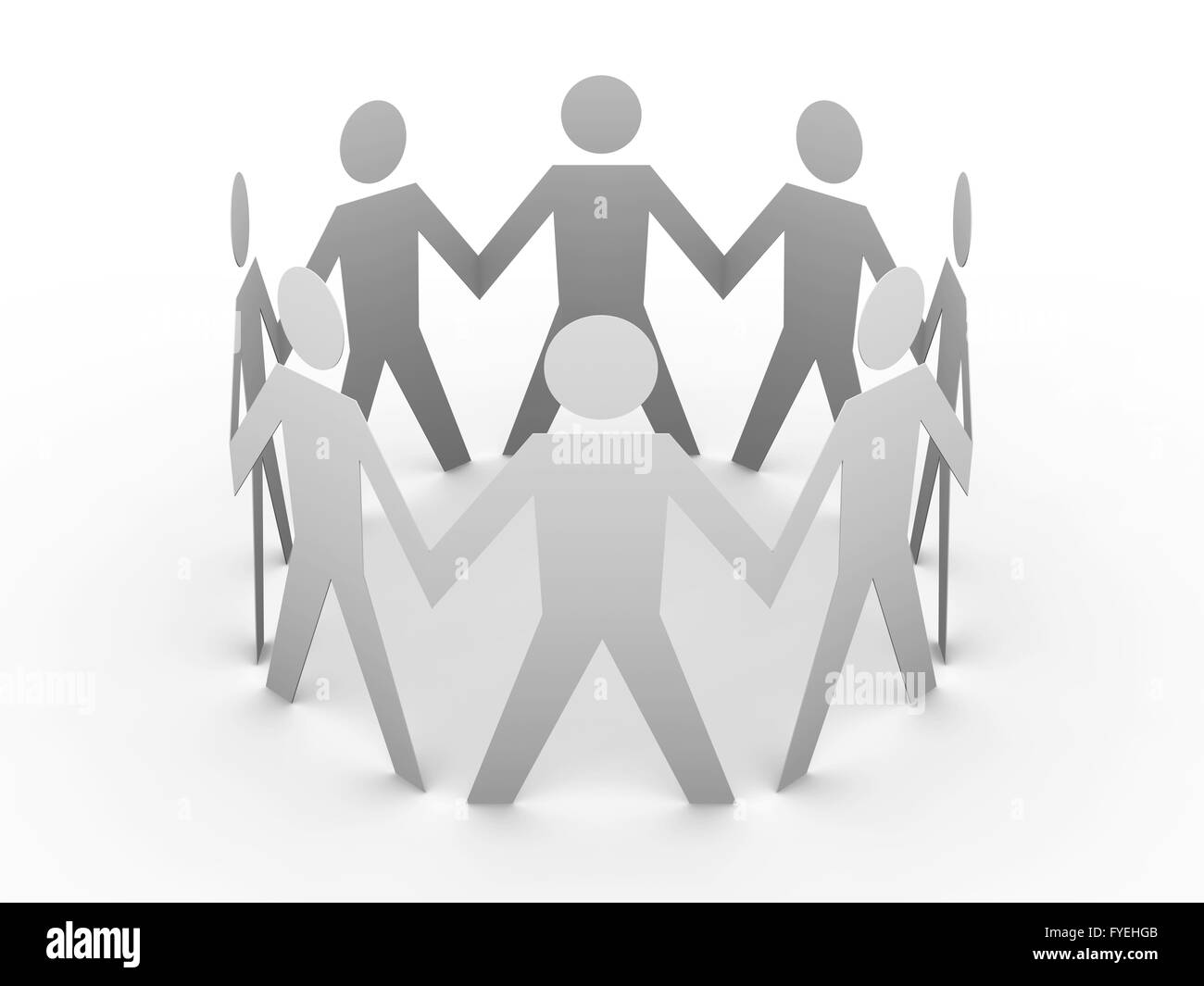 Employee team bonding Black and White Stock Photos & Images - Alamy