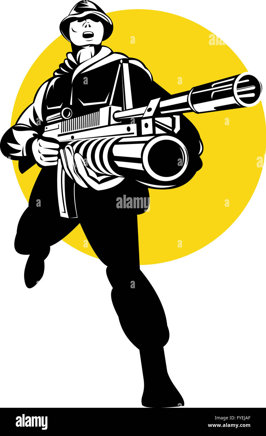 Commando soldier rifle pointing at you Stock Photo - Alamy