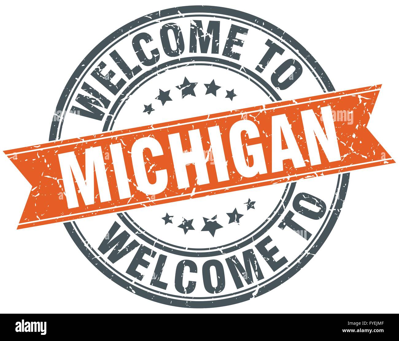 Welcome to sign michigan Stock Vector Images - Alamy