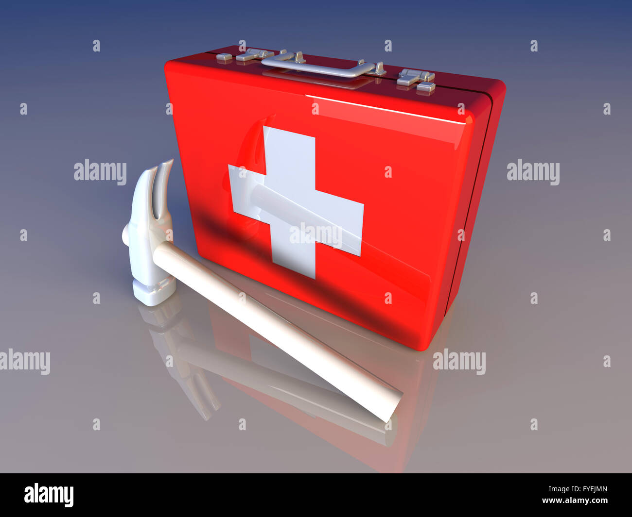 Construction First aid Stock Photo - Alamy