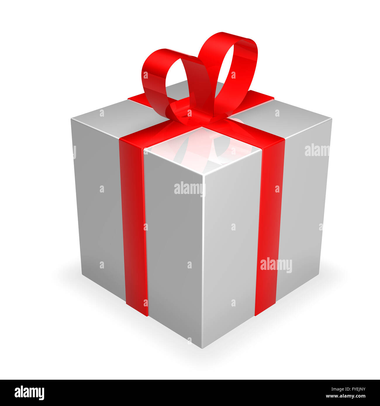 Metal Gift Box Stock Photo - Alamy