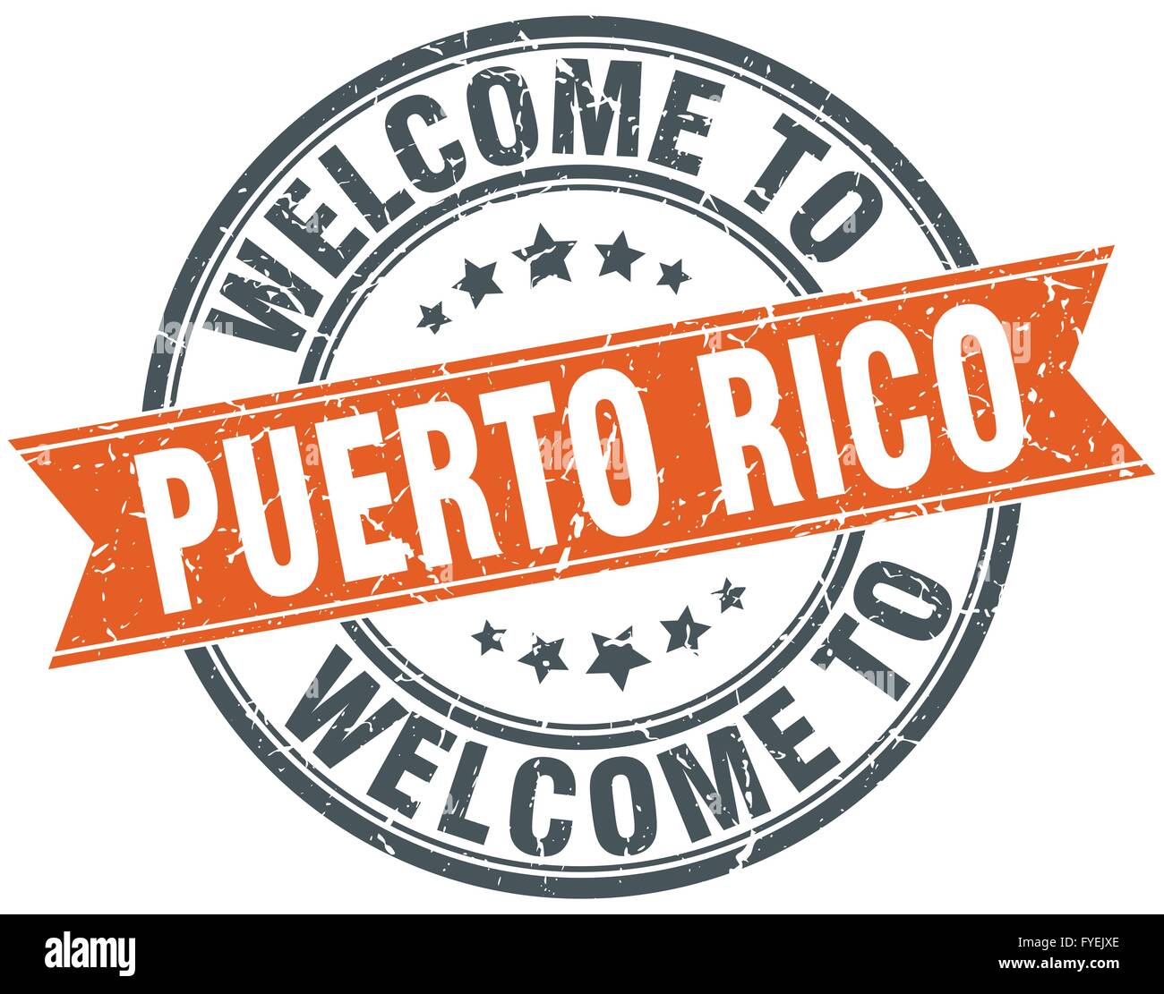 Welcome To Puerto Rico Stock Vector Images - Alamy