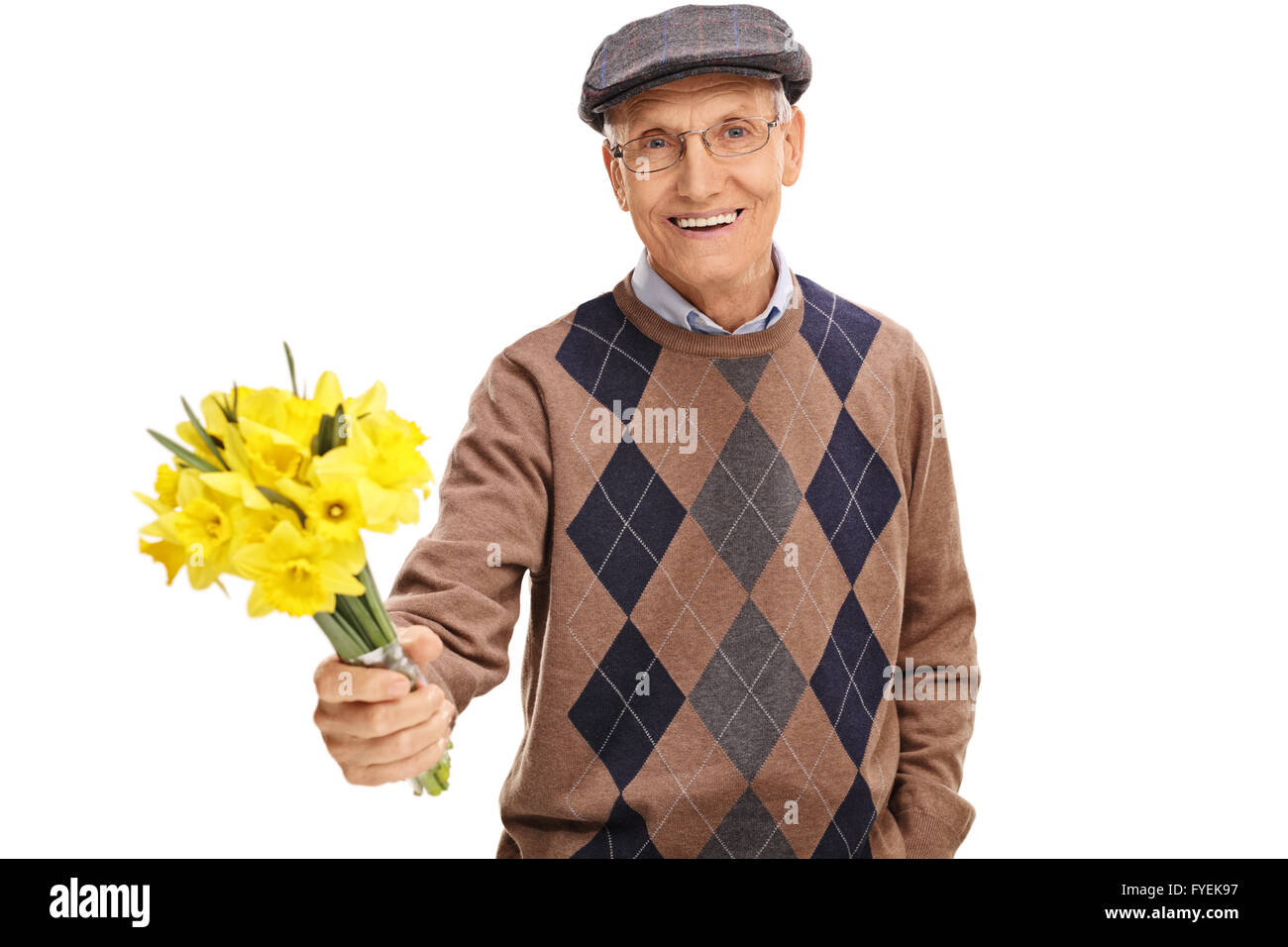 Handing flowers hi-res stock photography and images - Alamy