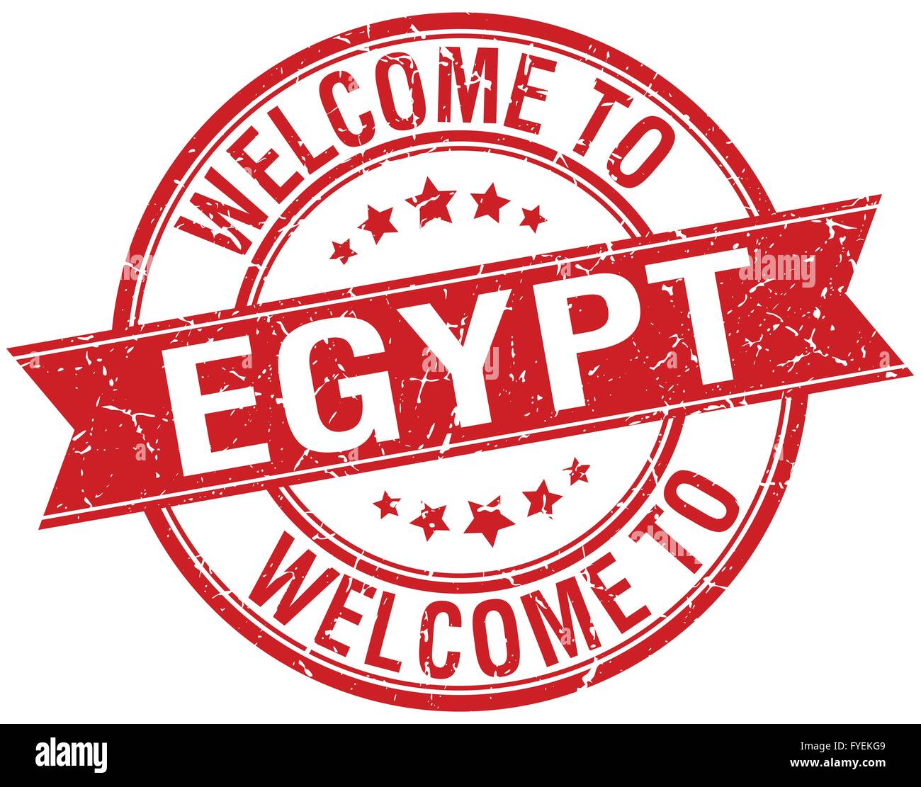 Egypt sign welcome Stock Vector Images - Alamy