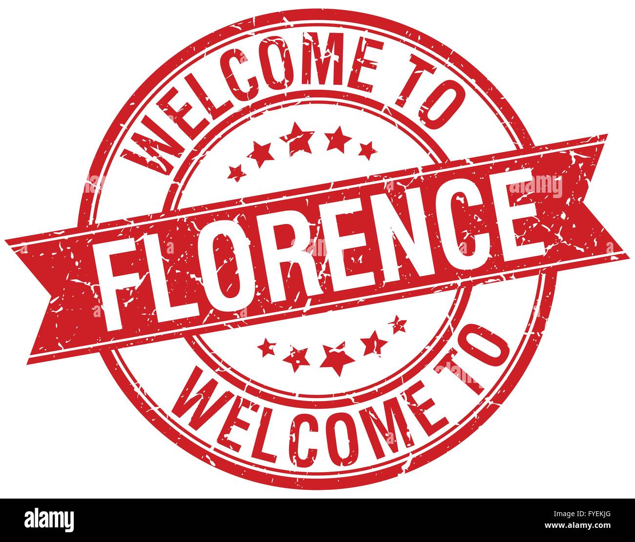 Florence stamp Stock Vector Images - Alamy