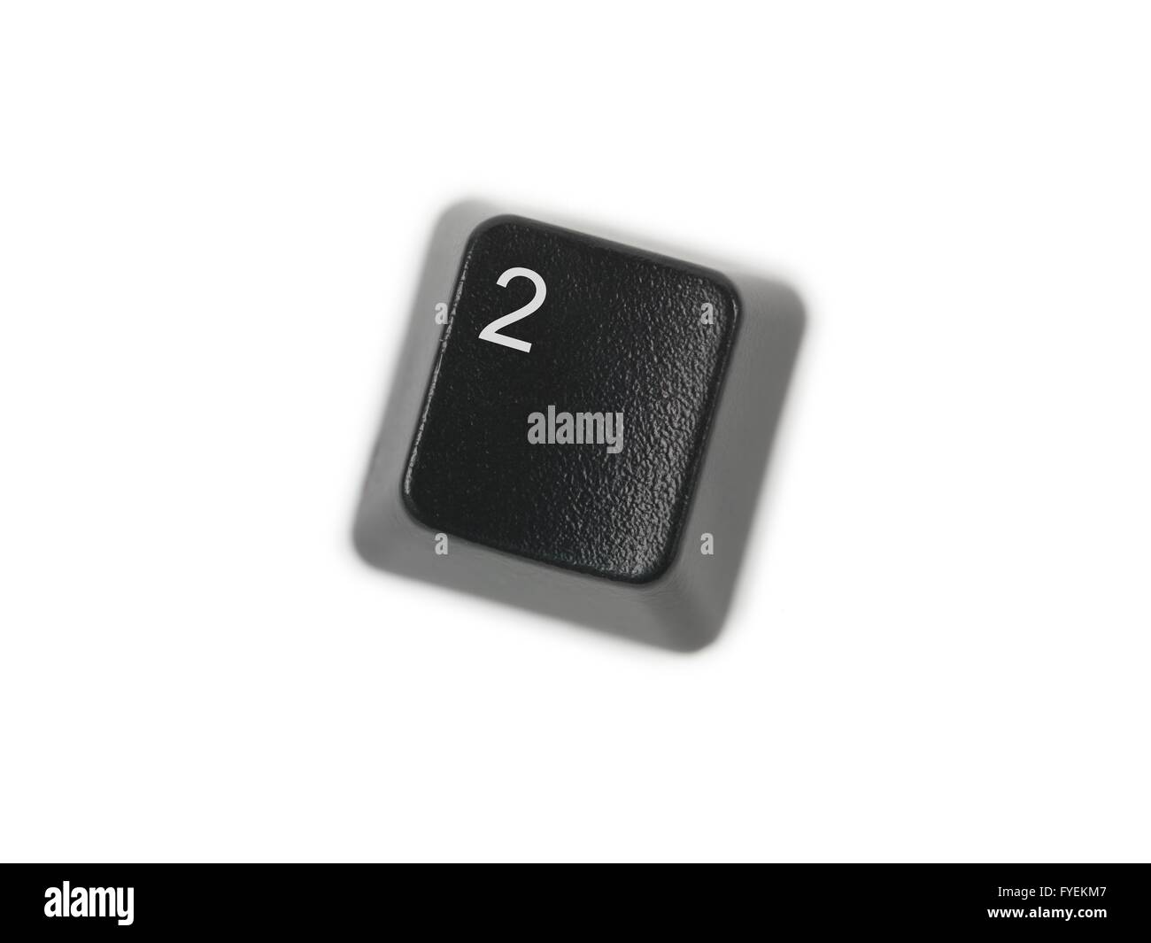 A keyboard key isolated against a white background Stock Photo - Alamy