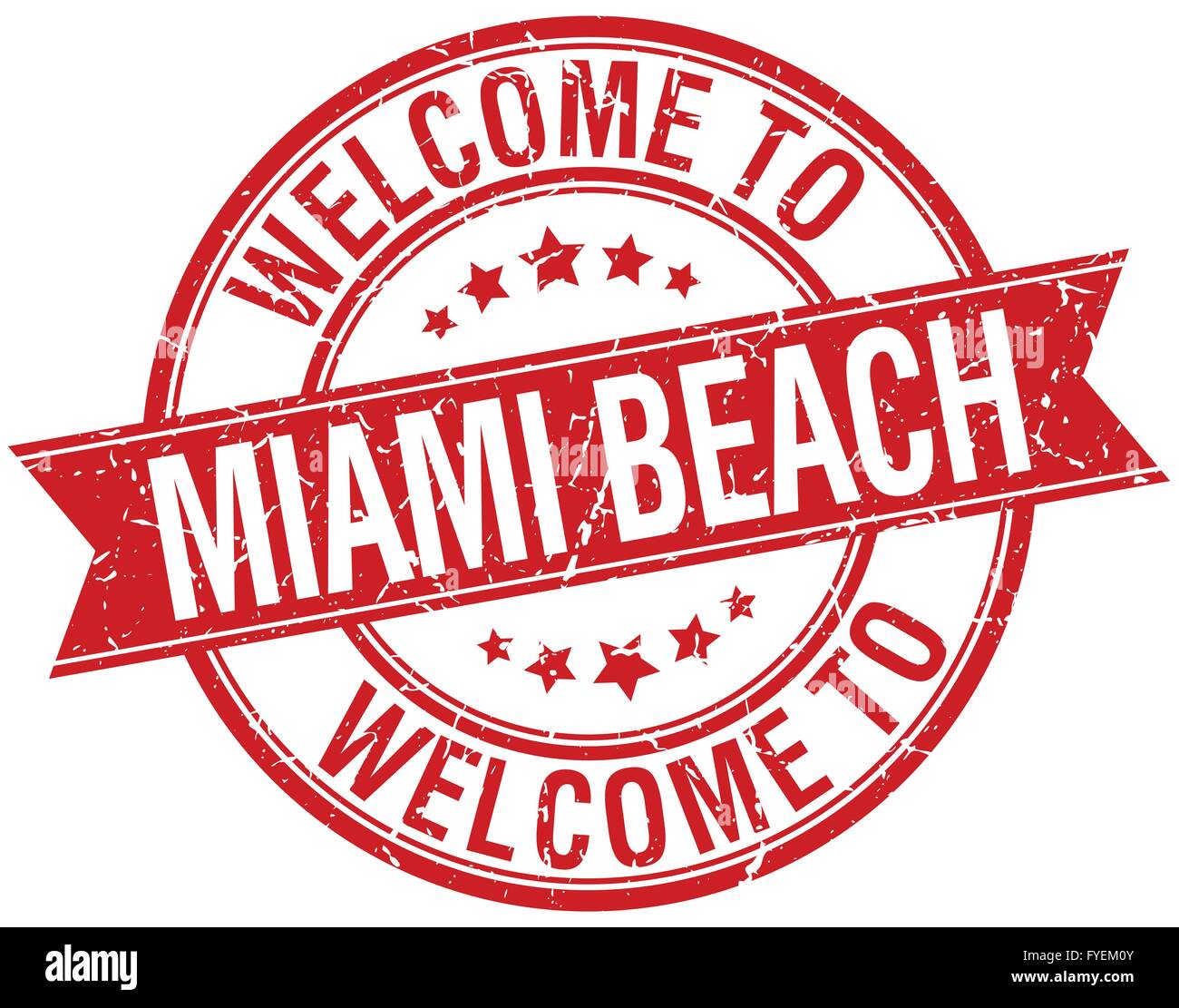 Welcome to miami beach Stock Vector Images - Alamy