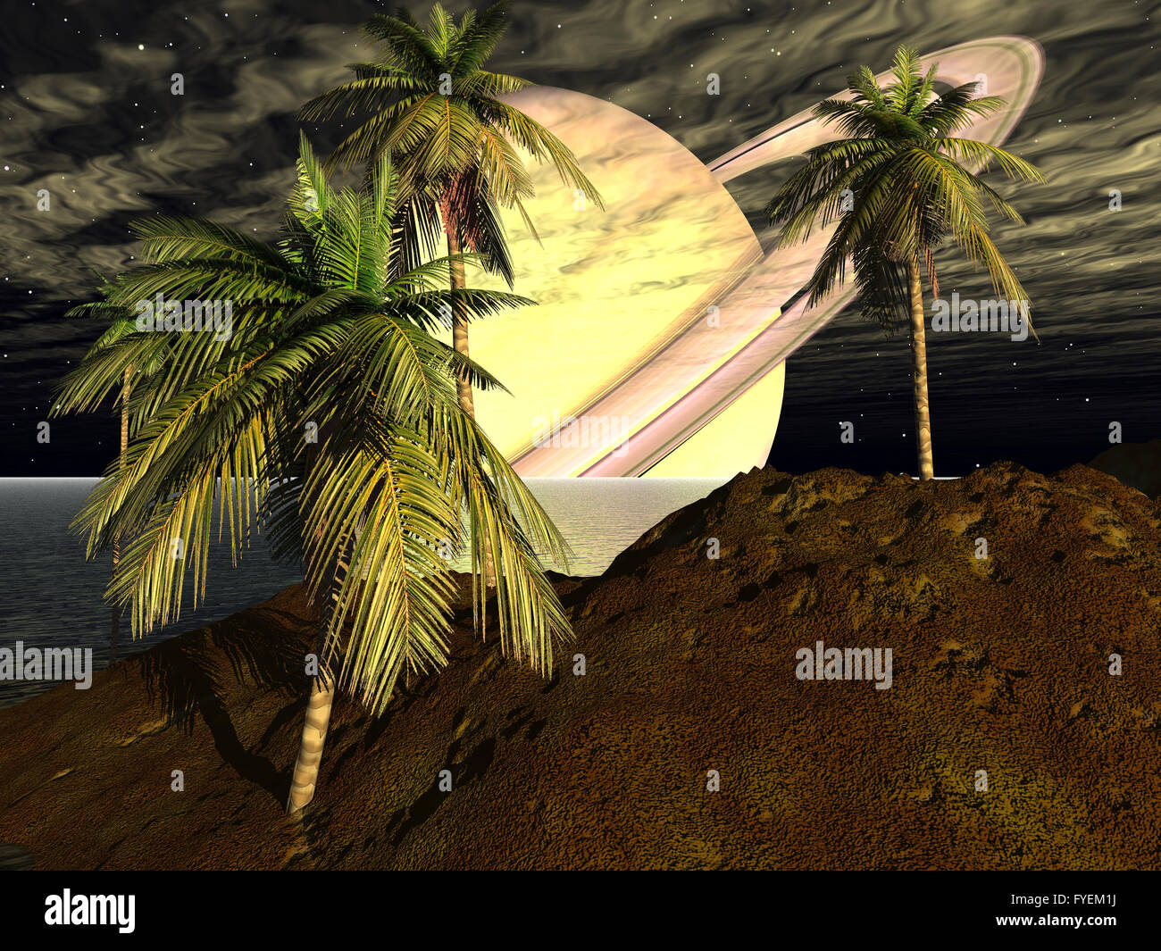 Saturn beach hi-res stock photography and images - Alamy