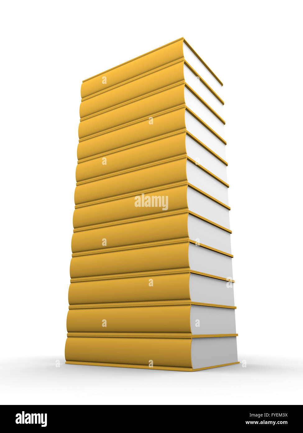 Stack of coloured books Stock Photo - Alamy