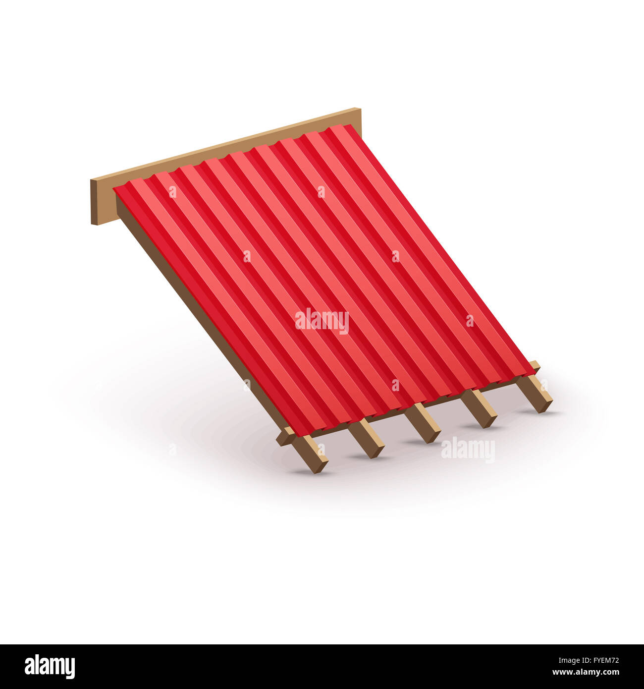 Red metal surface Cut Out Stock Images & Pictures - Alamy
