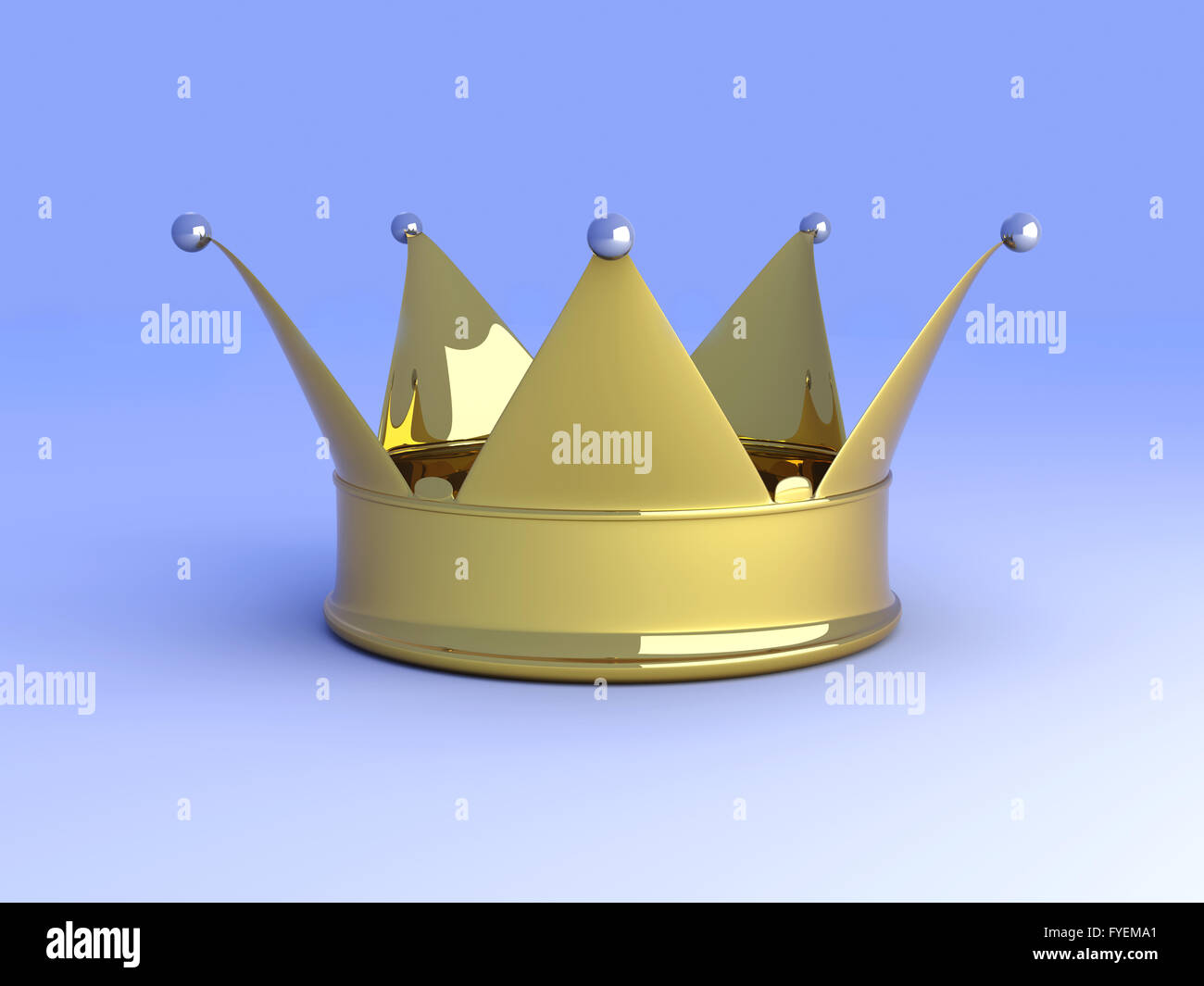 3d digital render royal crown hi-res stock photography and images - Alamy