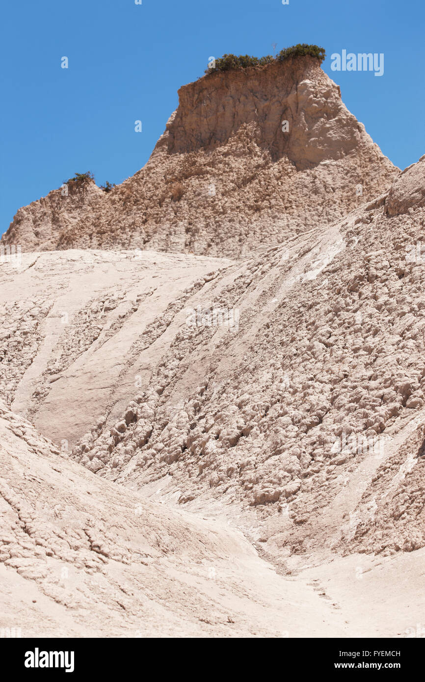 Komolithi geological phenomenon at Potamida in Crete. Greece. Vertical ...