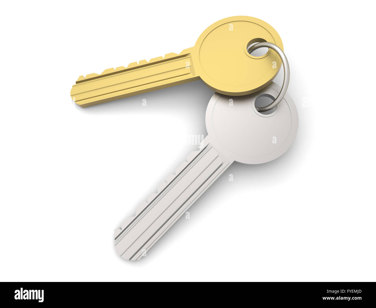 Pair of Keys Stock Photo - Alamy