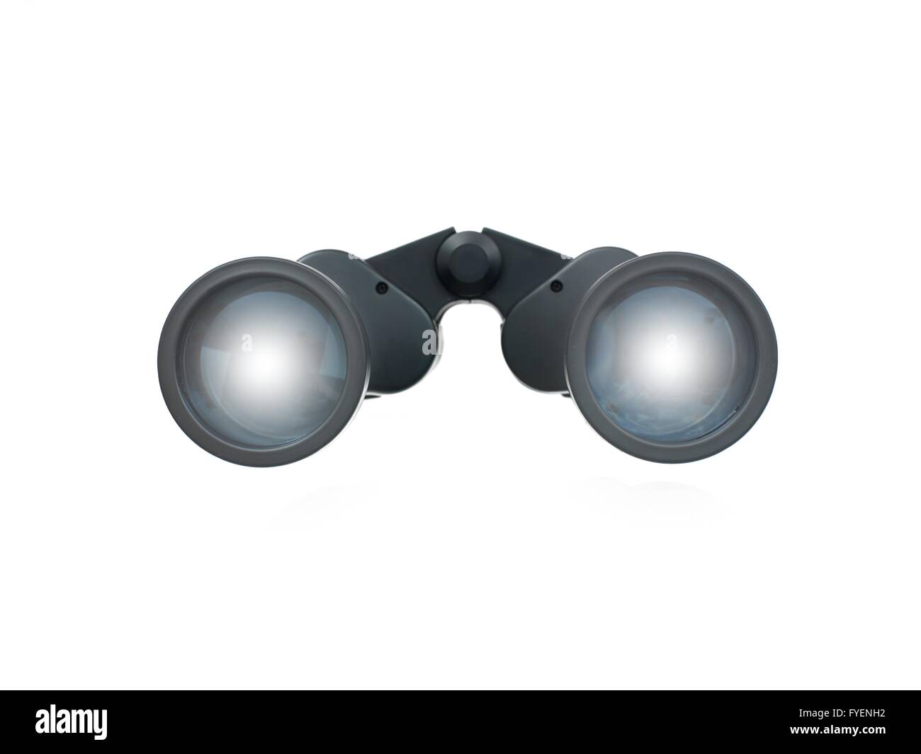 Binoculars isolated against a white background Stock Photo - Alamy