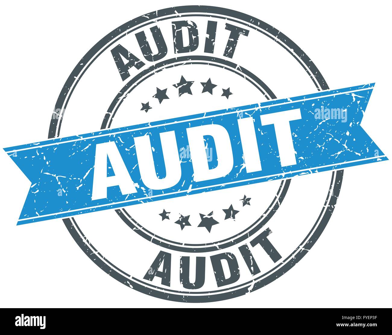 Audit stamp round ribbon hi-res stock photography and images - Alamy