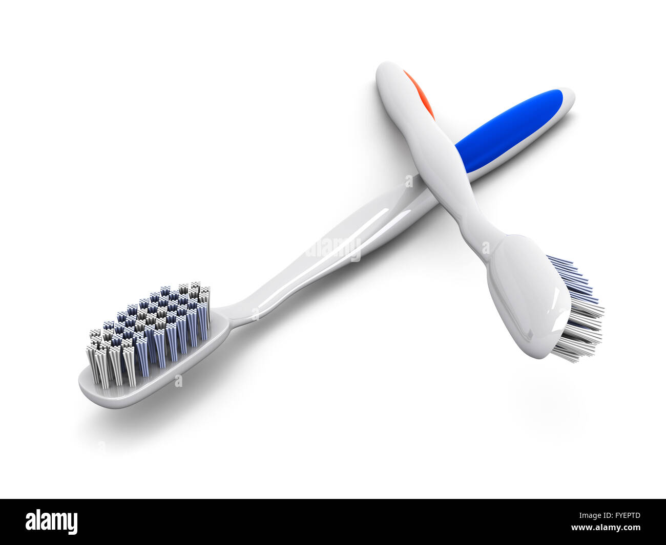 Toothbrush couple Cut Out Stock Images & Pictures - Alamy