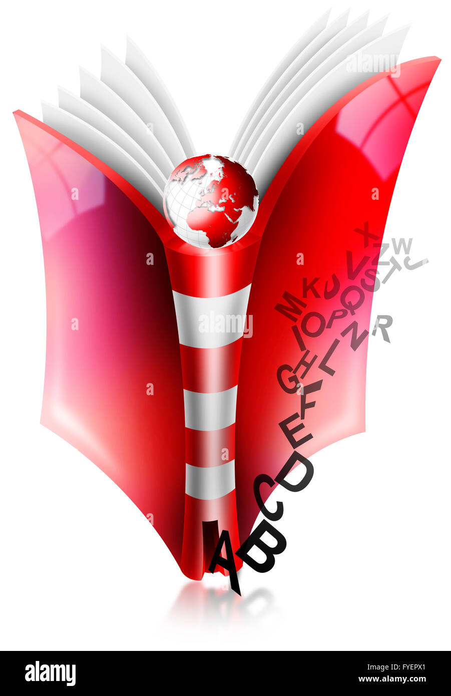 Open paper book speech Cut Out Stock Images & Pictures - Alamy