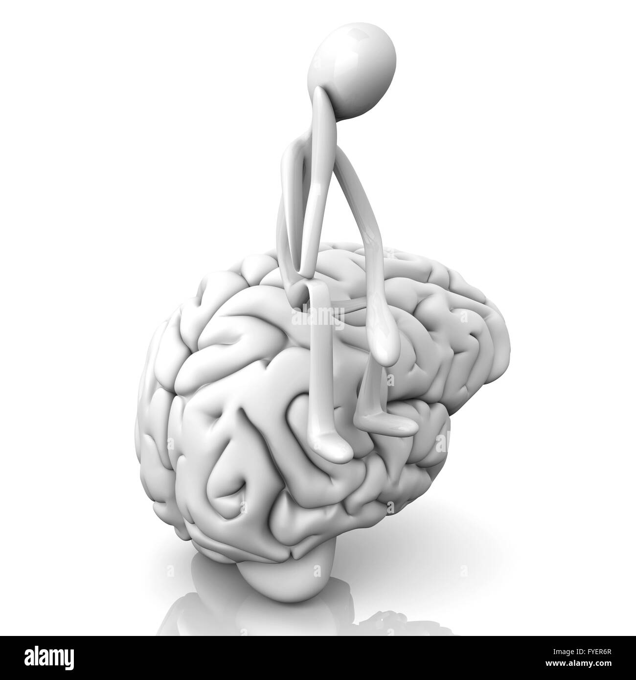 Smart thinker Black and White Stock Photos & Images - Alamy