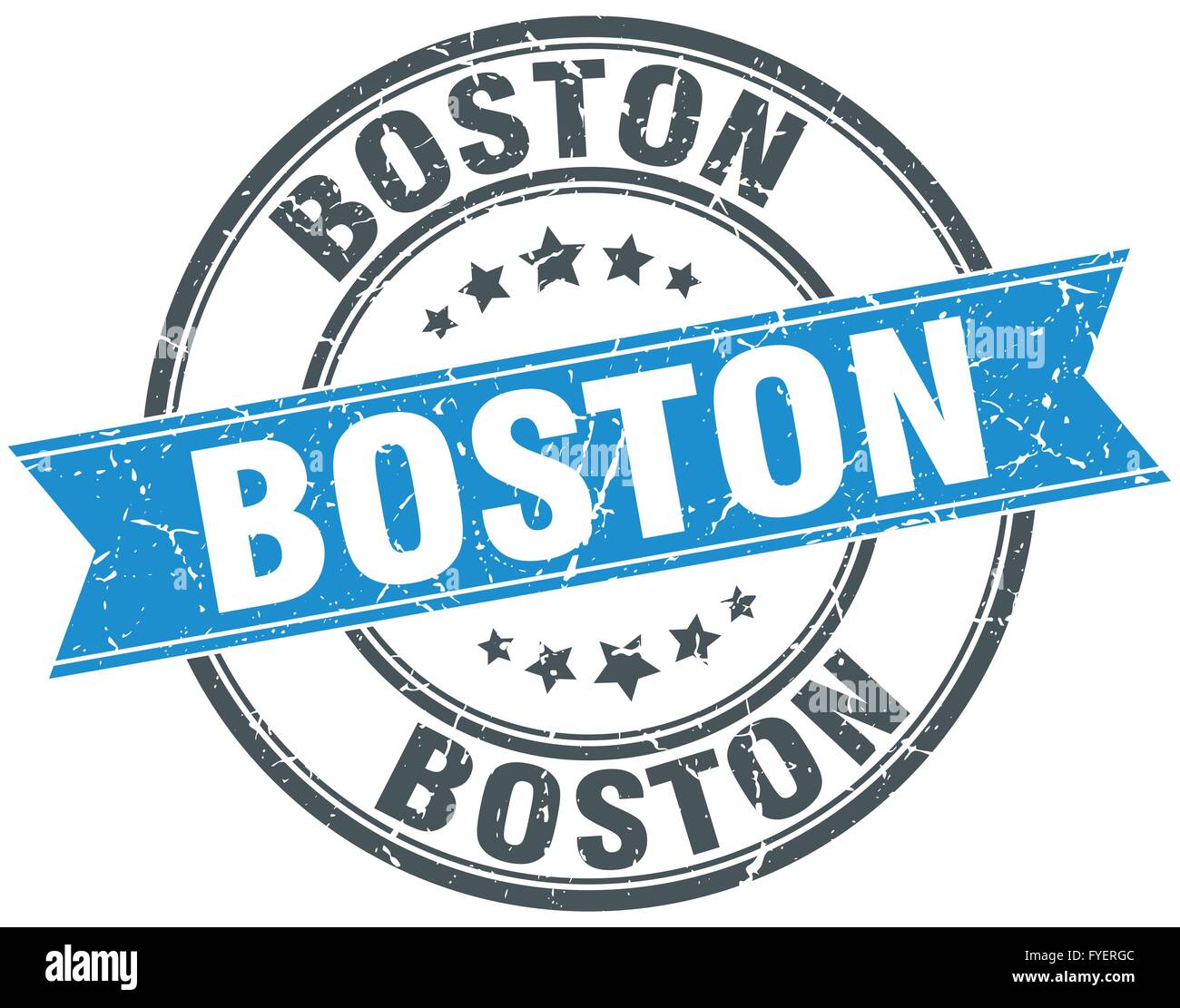 Vintage boston sign Stock Vector Images - Alamy