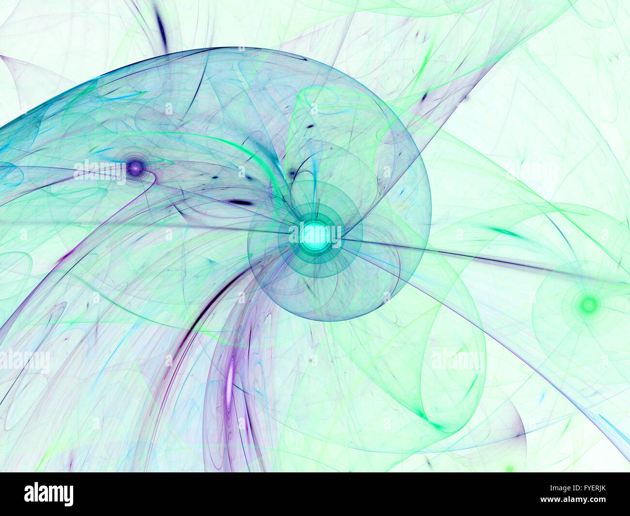 Recursive Fractal Flame background Stock Photo - Alamy