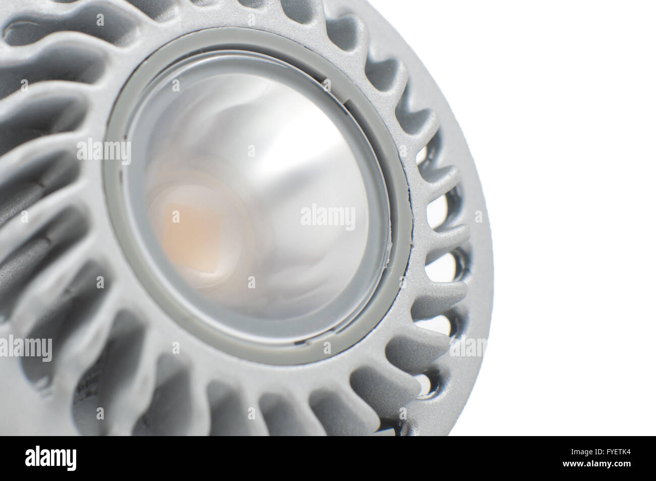 next generation LED light bulb on white background Stock Photo - Alamy