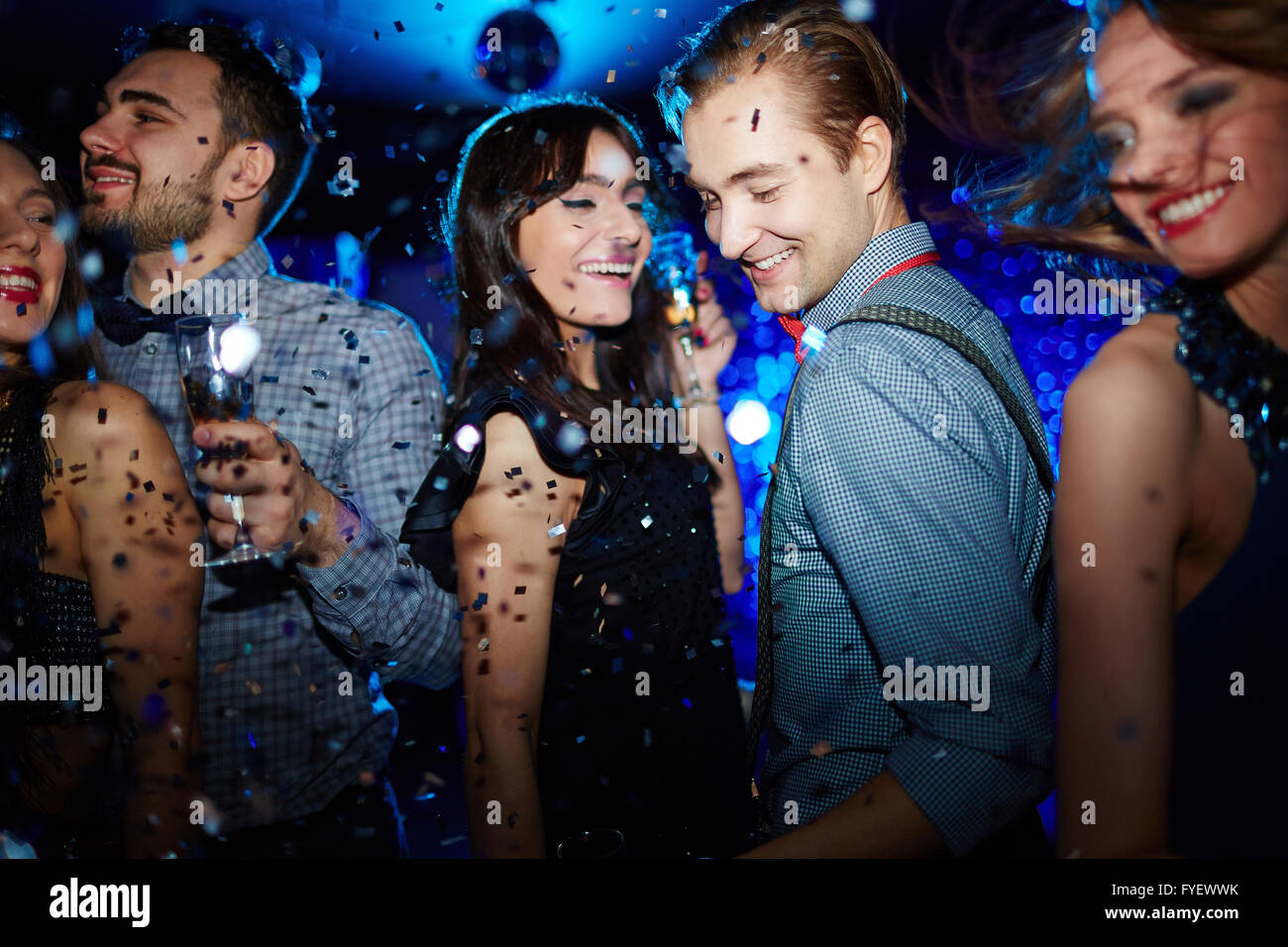 Ecstatic couple party hi-res stock photography and images - Alamy
