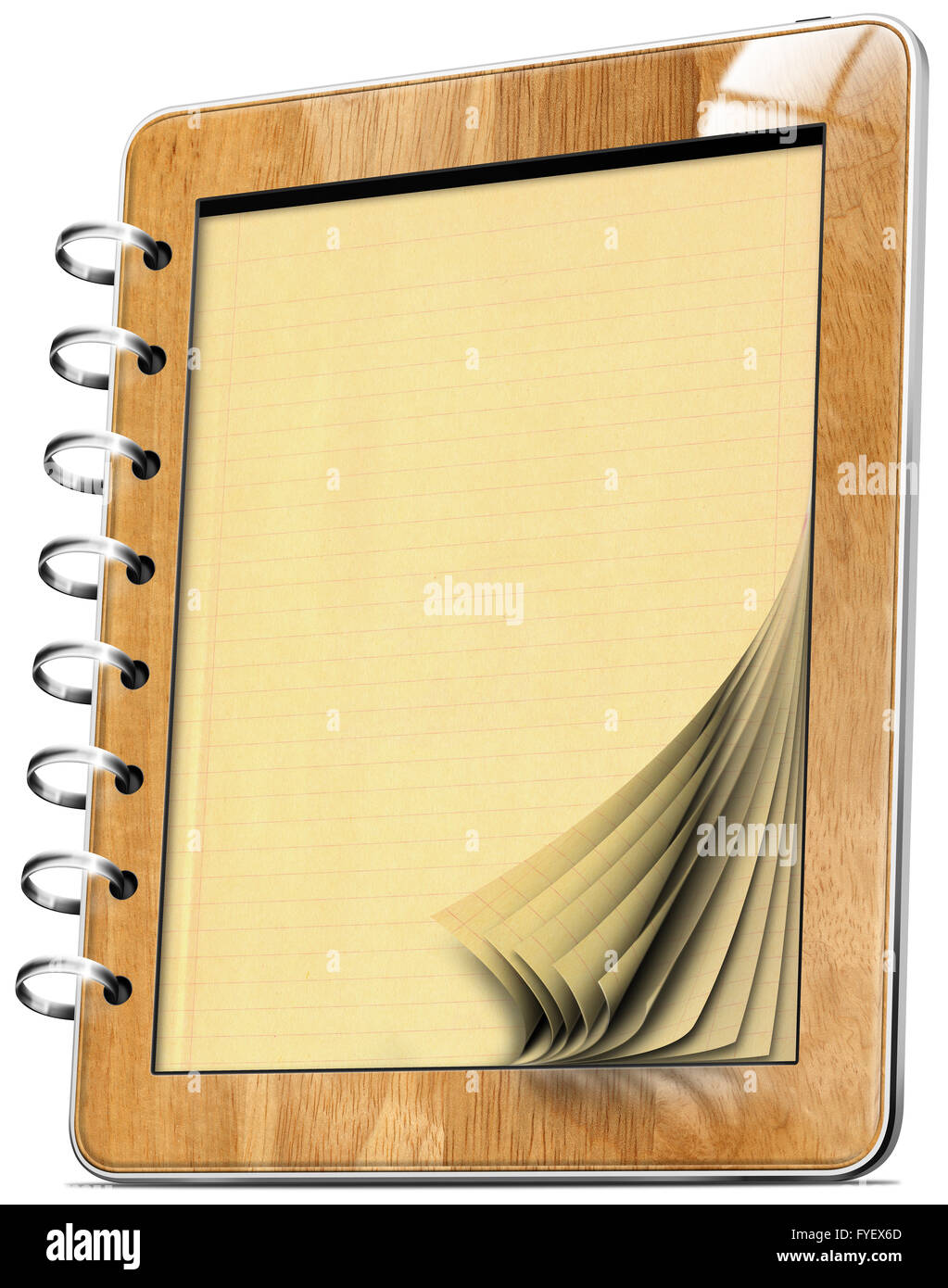 Notebook pages illustration hi-res stock photography and images - Alamy