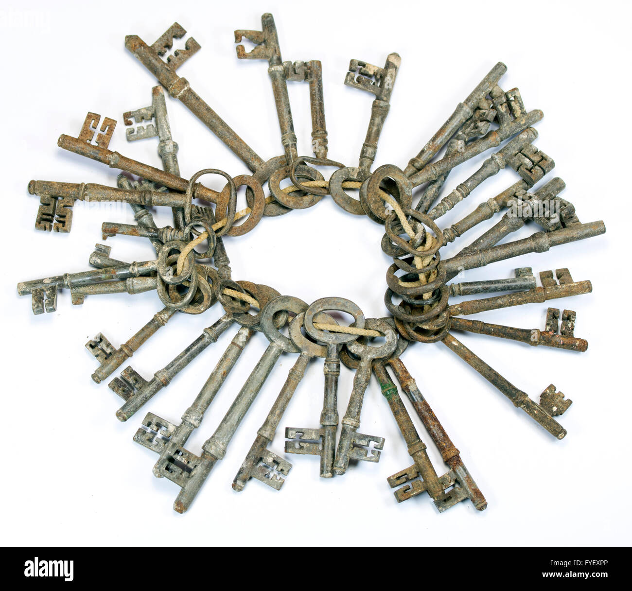 Vintage Antique Keys Stock Photo - Alamy
