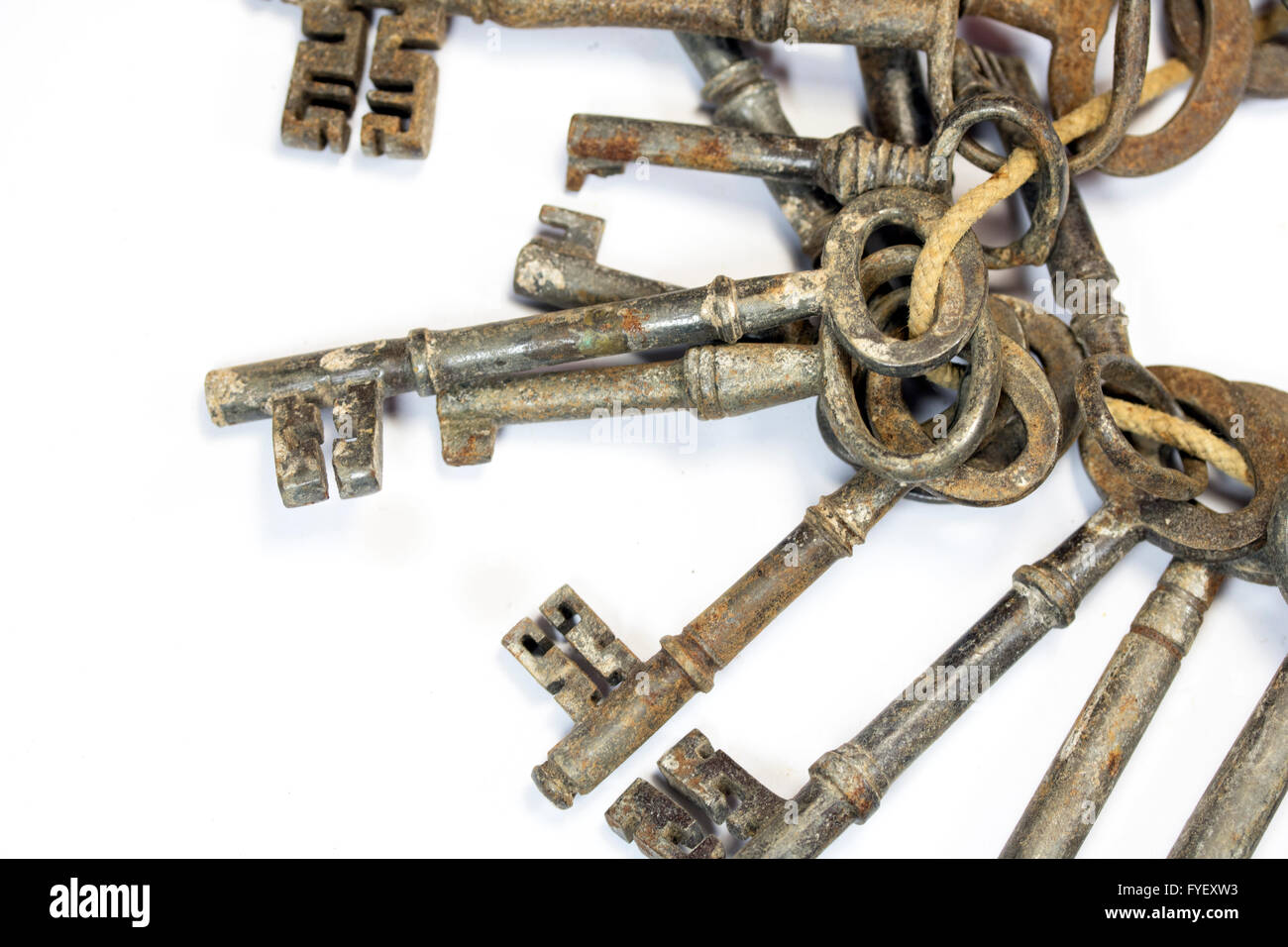 Vintage Antique Keys Stock Photo - Alamy