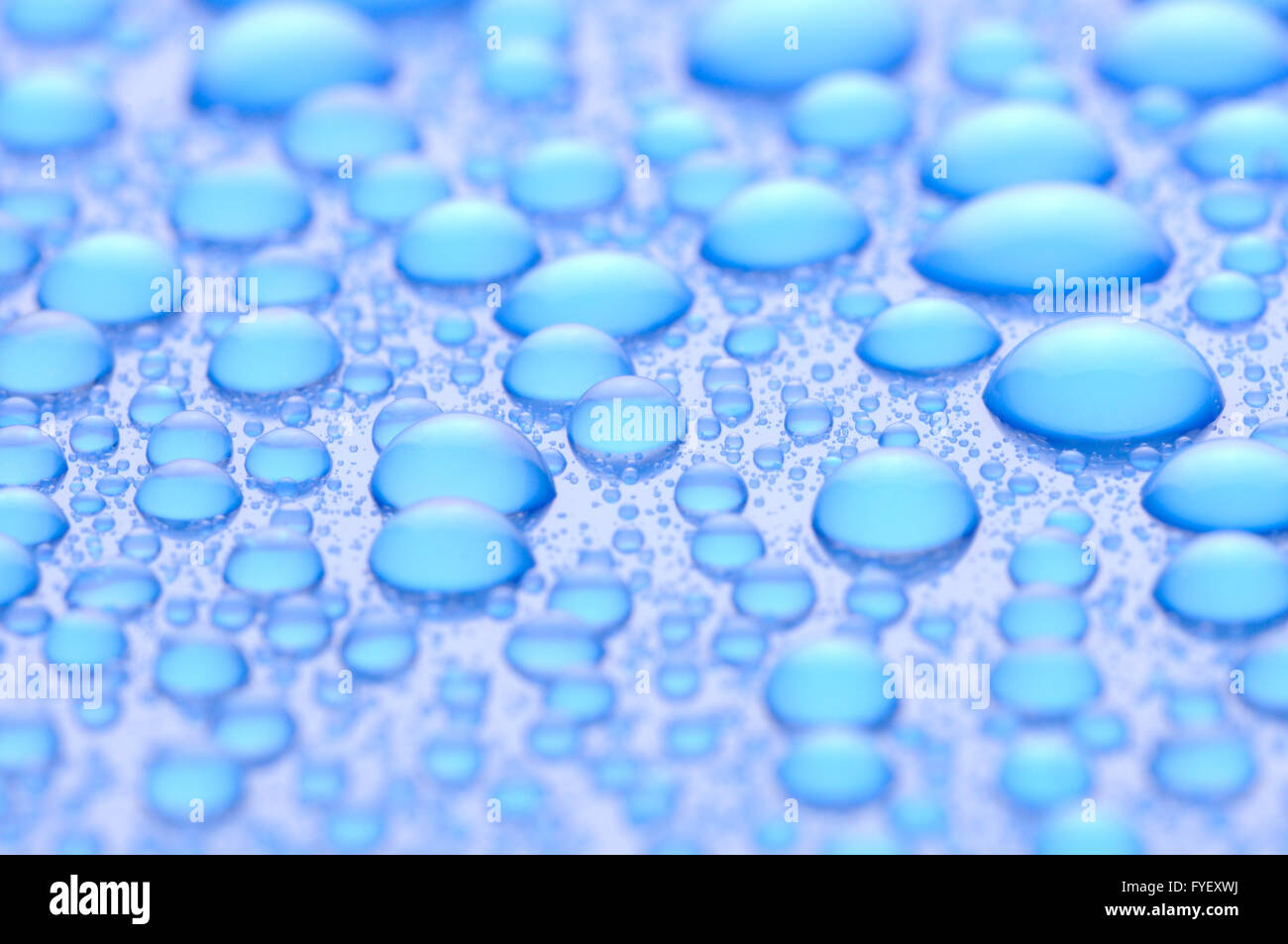 blue water drops Stock Photo - Alamy