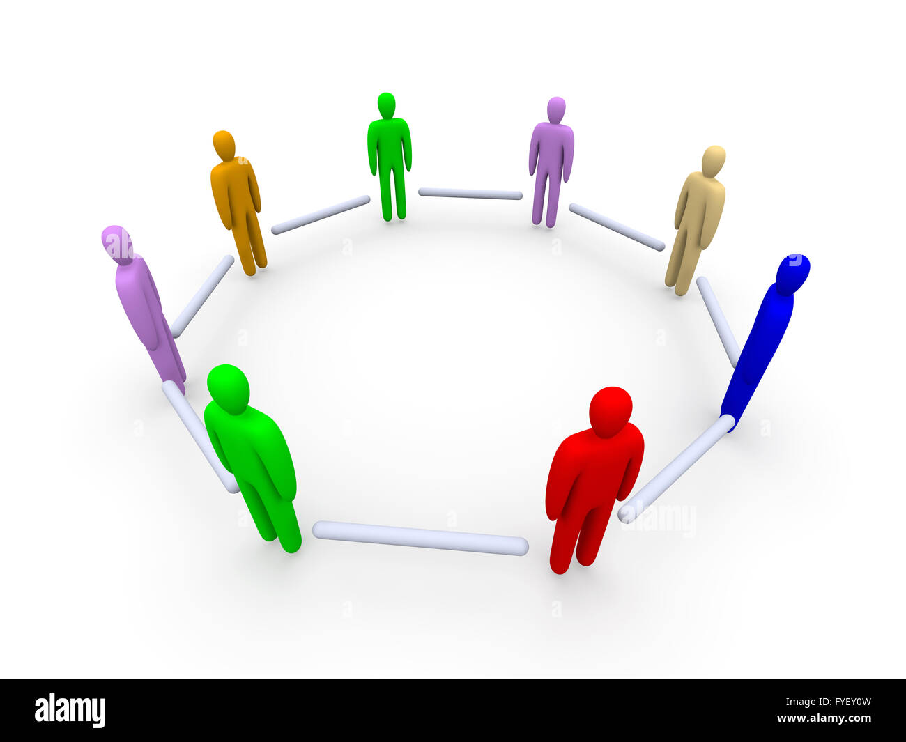 Employee team bonding Cut Out Stock Images & Pictures - Alamy