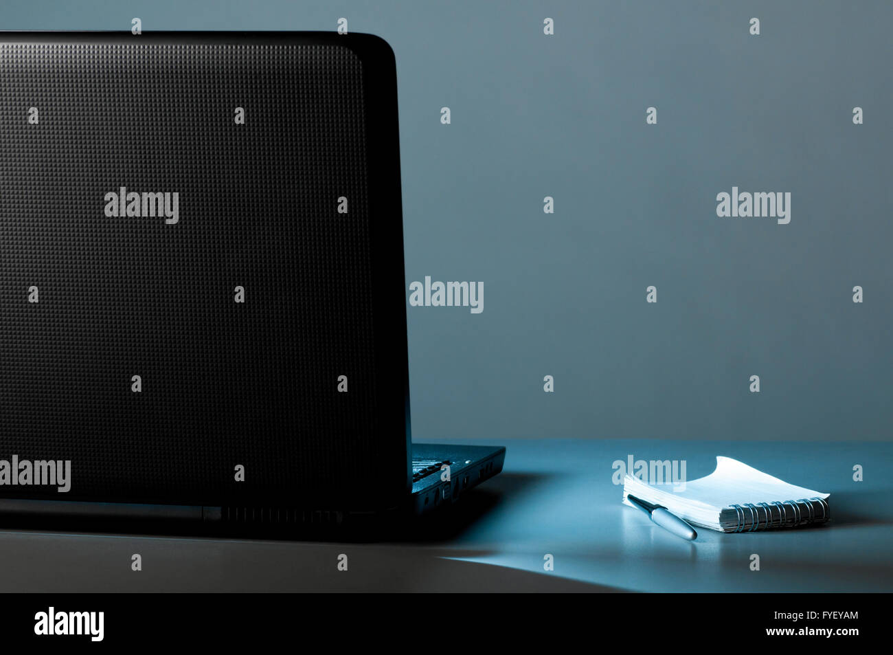 laptop and notebook Stock Photo - Alamy