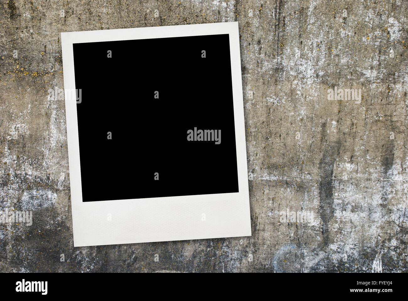 Vintage photo card on wall background Stock Photo - Alamy