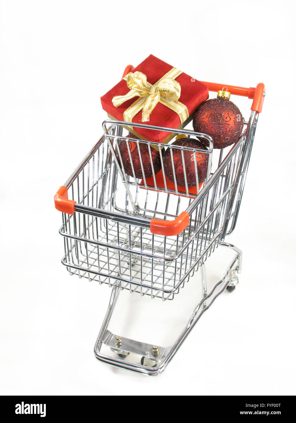 Shopping cart christmas ornament hi-res stock photography and images ...