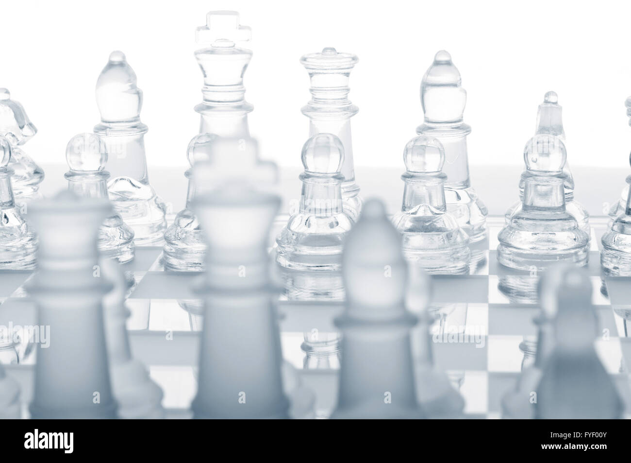 glass chess pieces Stock Photo - Alamy