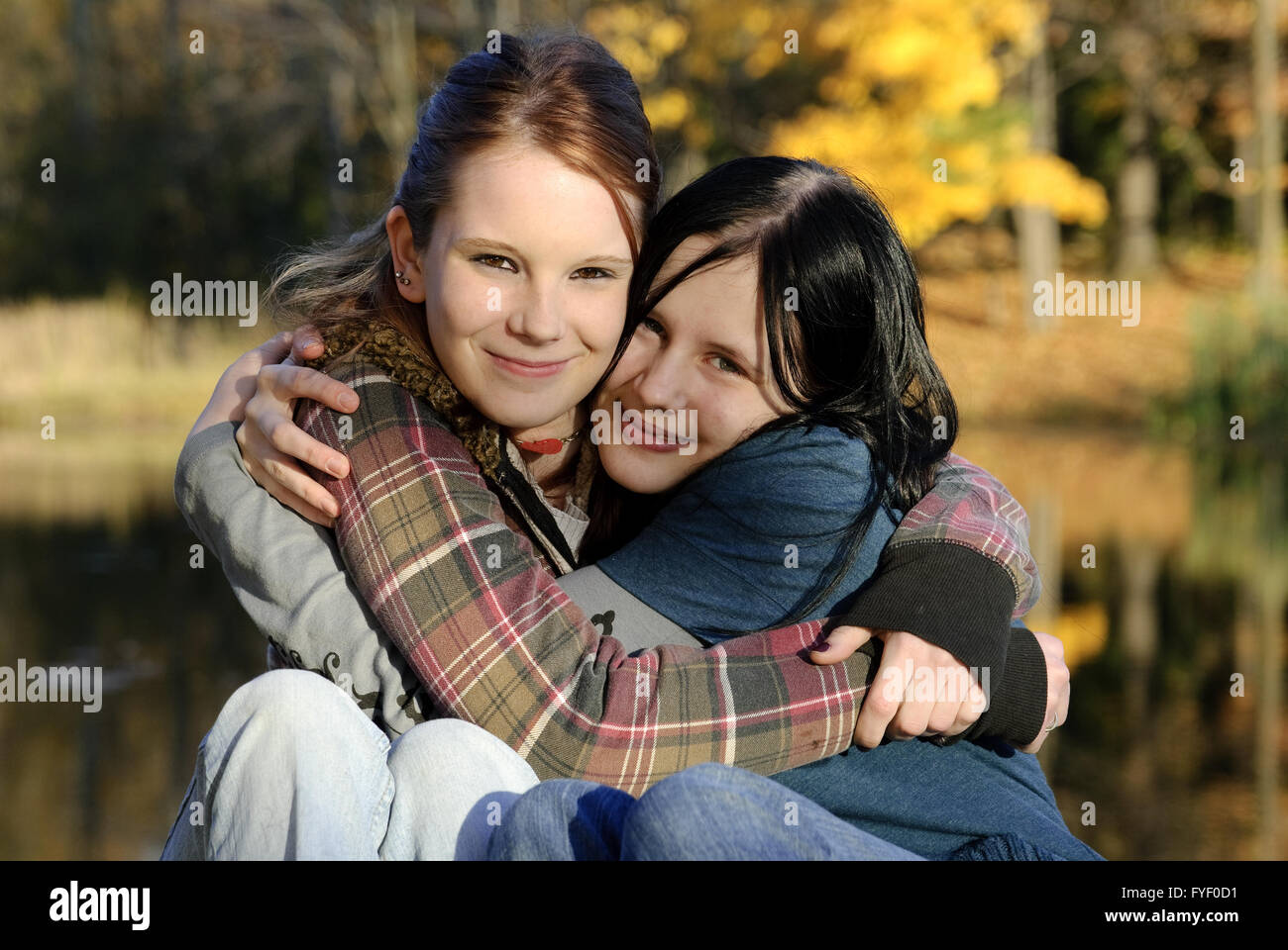 Sisters and friends Stock Photo - Alamy