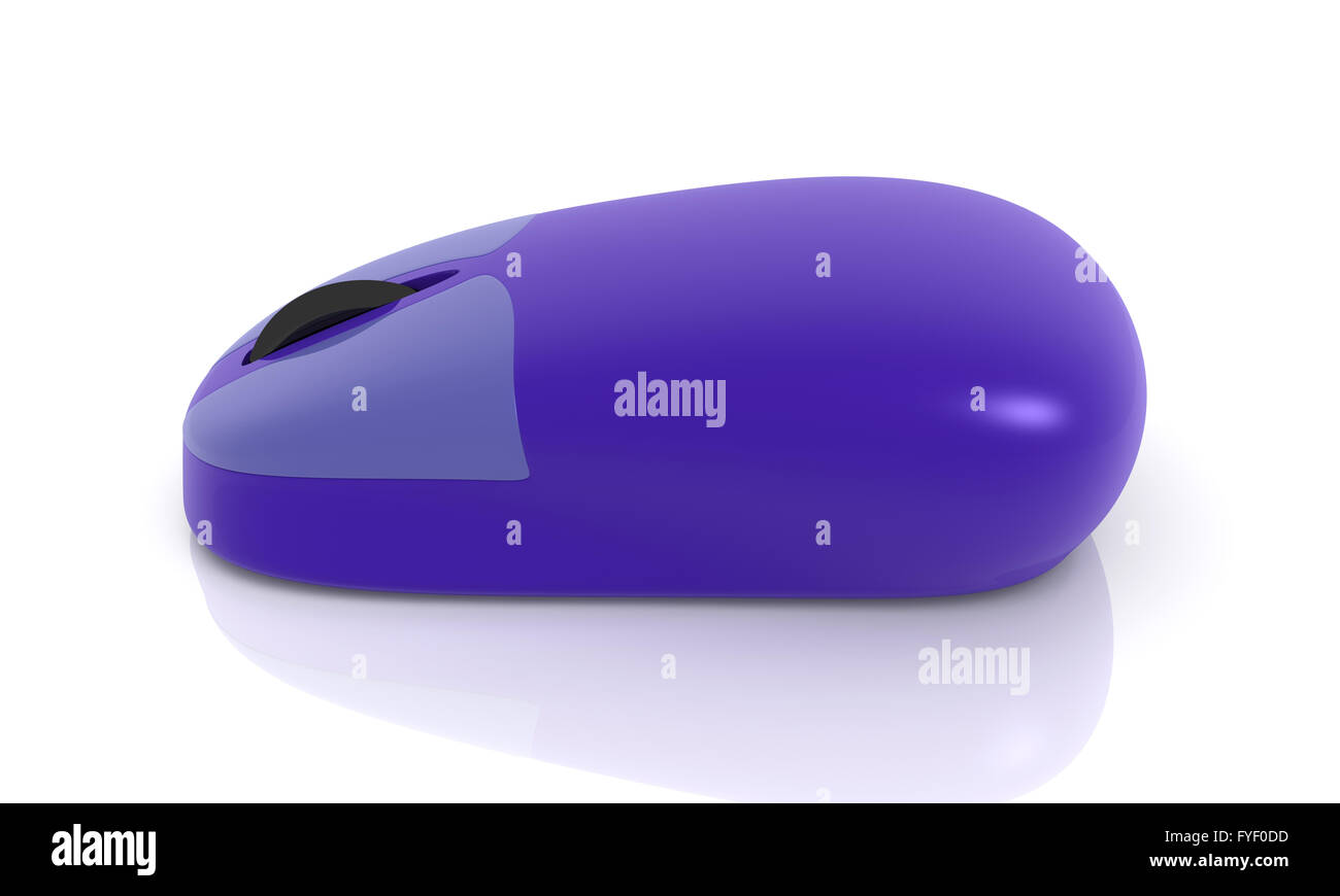 Blue wireless Mouse Stock Photo - Alamy