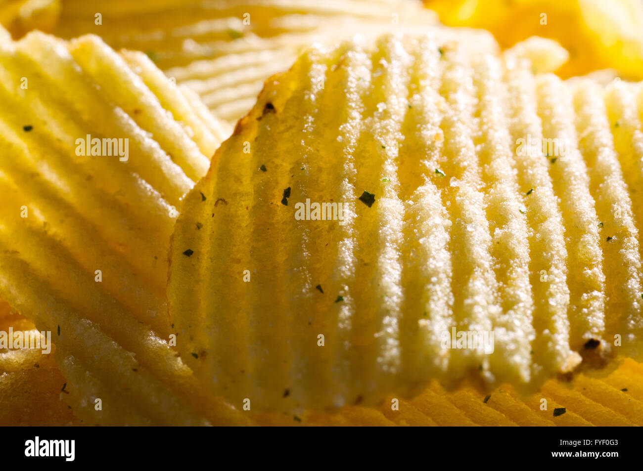 closeup of a chips heap Stock Photo - Alamy