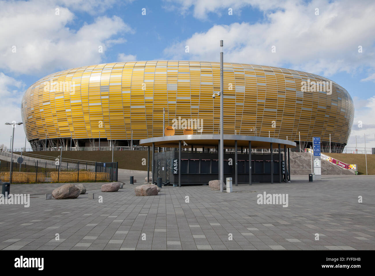 Polsat Plus Arena FKA Stadion Energa Gdańsk and PGE Arena Stock Photo ...