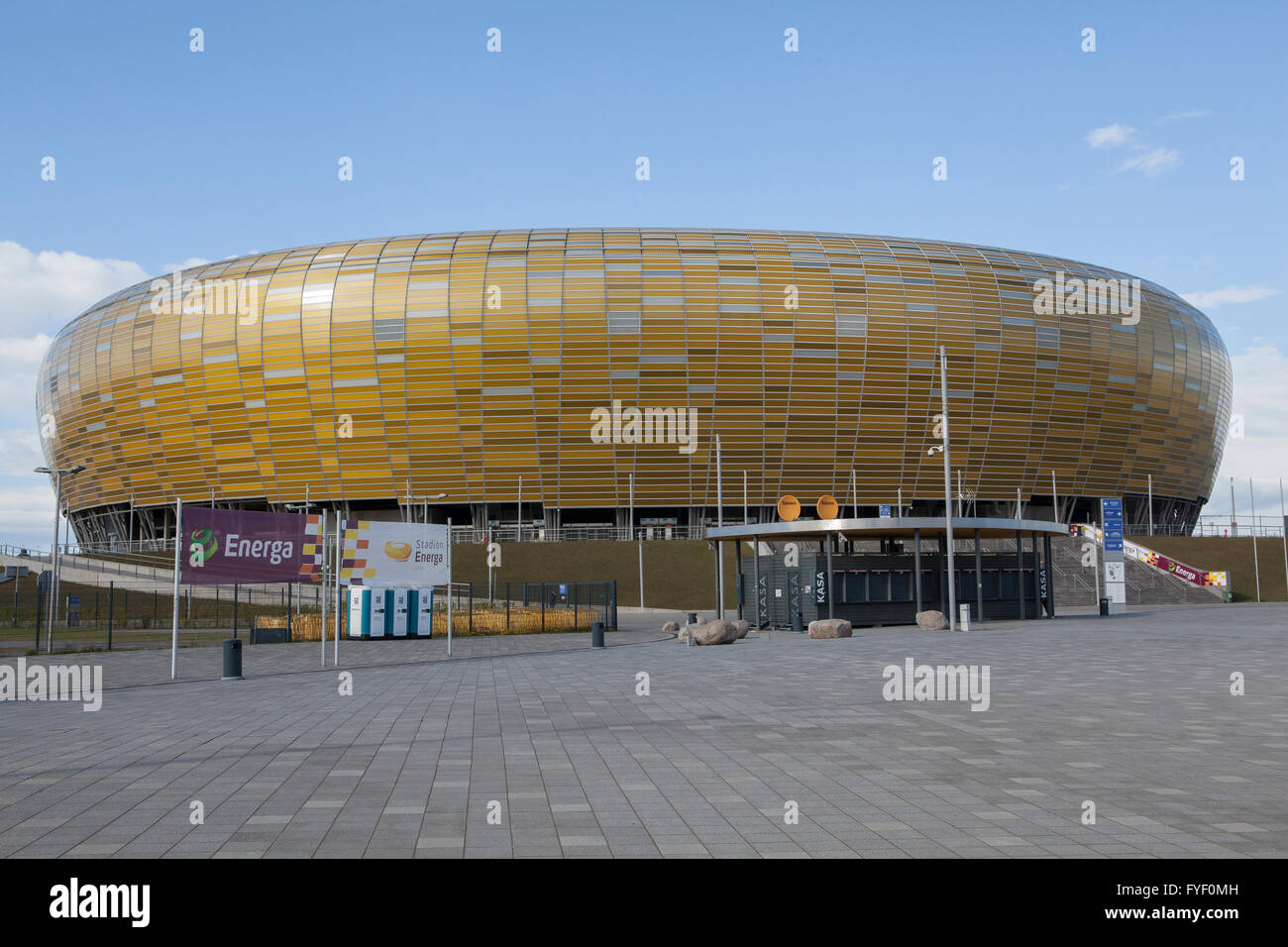 Polsat Plus Arena FKA Stadion Energa Gdańsk and PGE Arena Stock Photo ...
