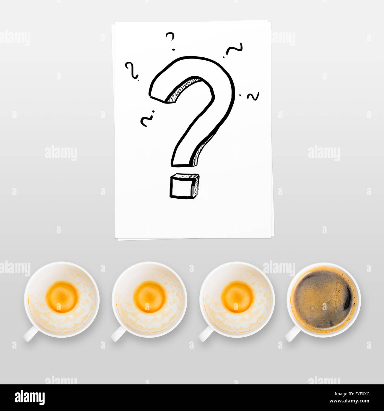 problem on coffee break Stock Photo - Alamy