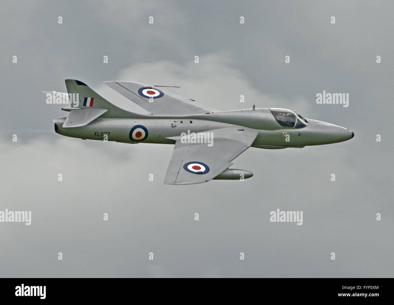 Hawker Hunter T.7 Stock Photo - Alamy