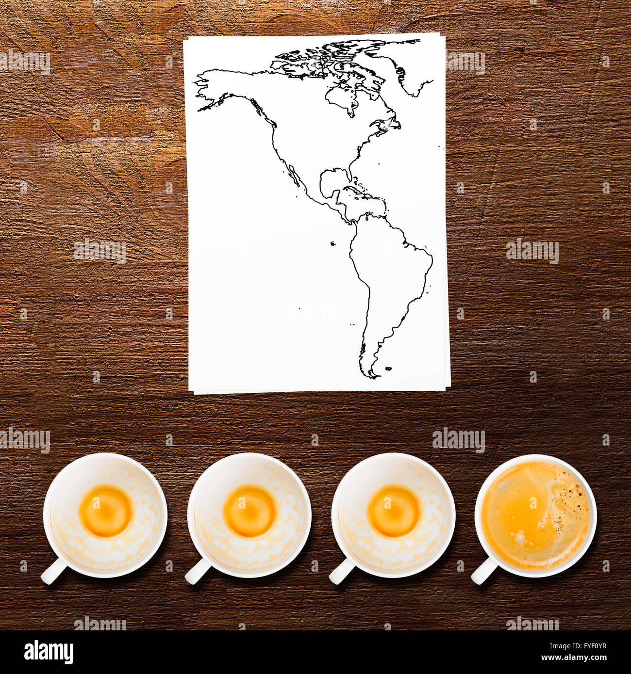 Food map america hi-res stock photography and images - Alamy