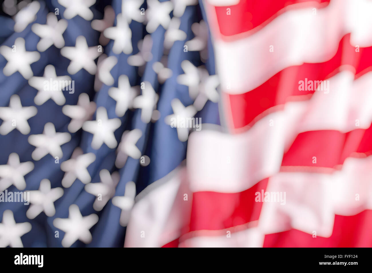 detail of old glory american flag blurry background Stock Photo - Alamy