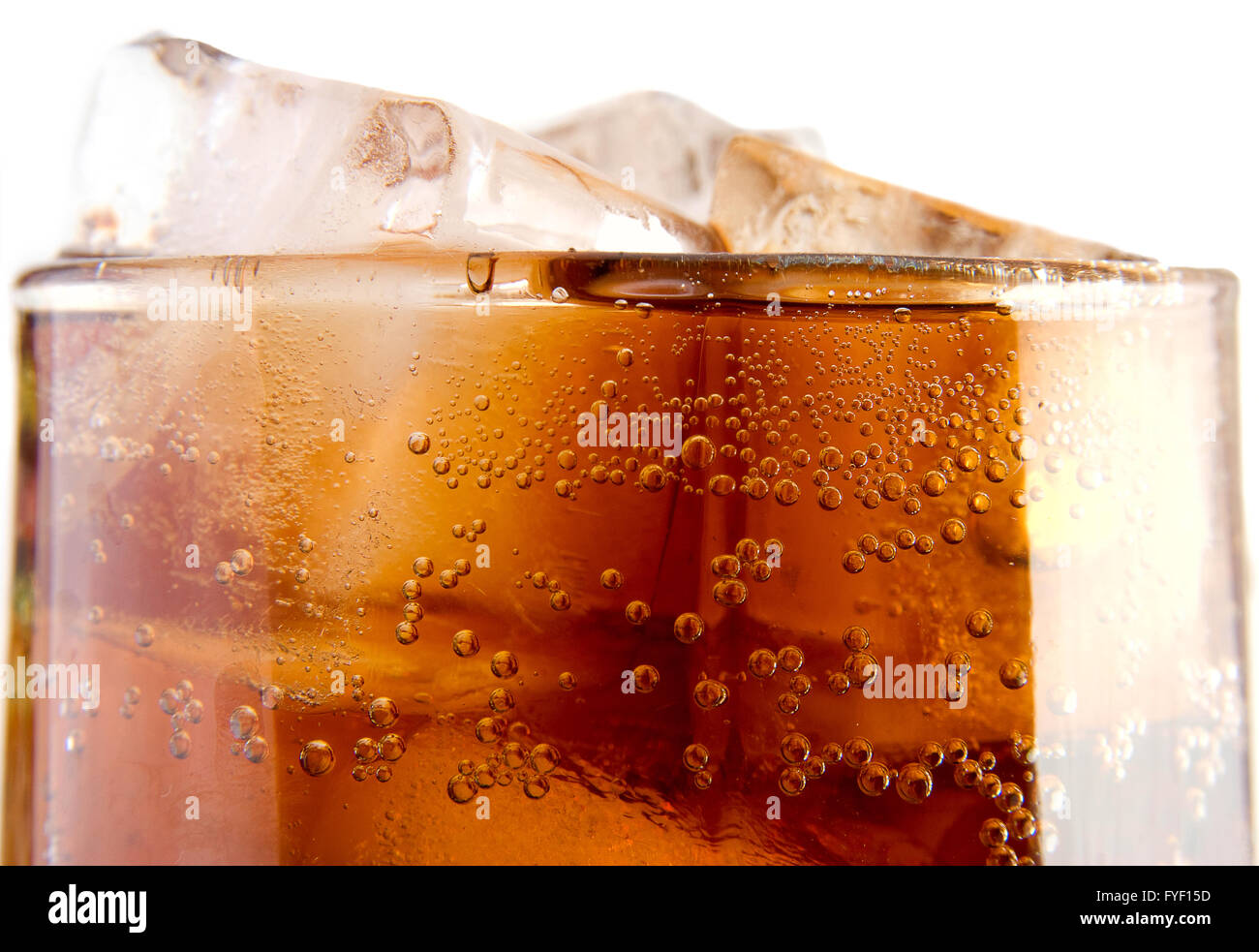 Fizz coca cola glass ice hi-res stock photography and images - Alamy