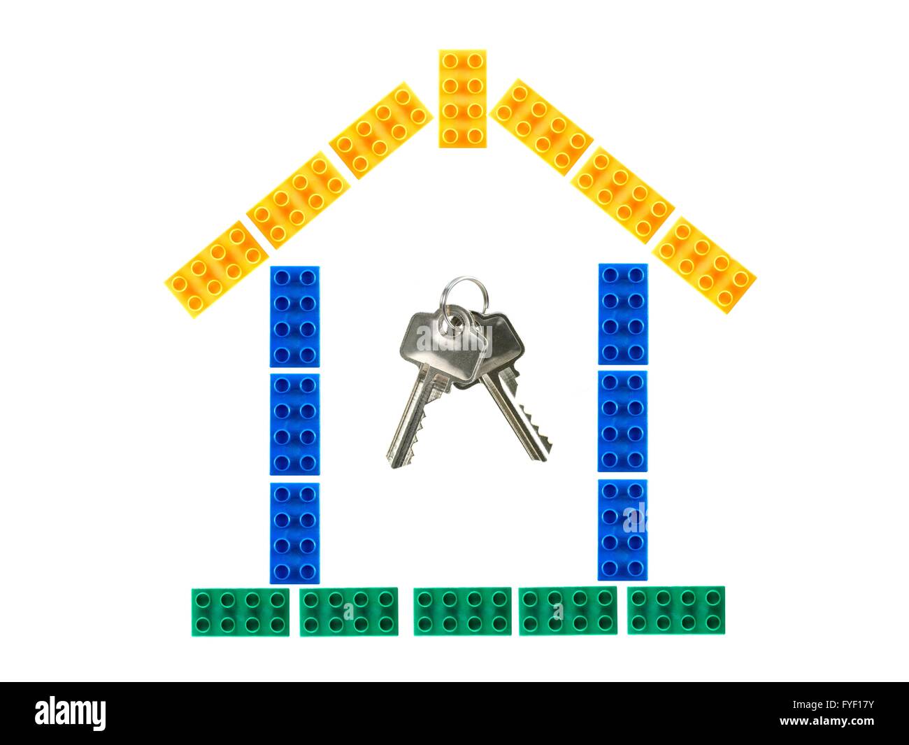 Keys and architecture Cut Out Stock Images & Pictures - Alamy