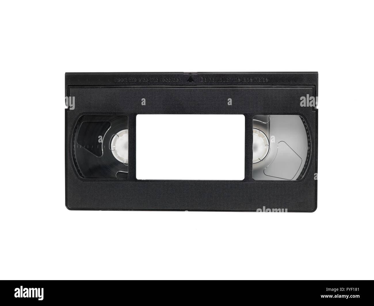 A video cassette isolated against a white background Stock Photo - Alamy
