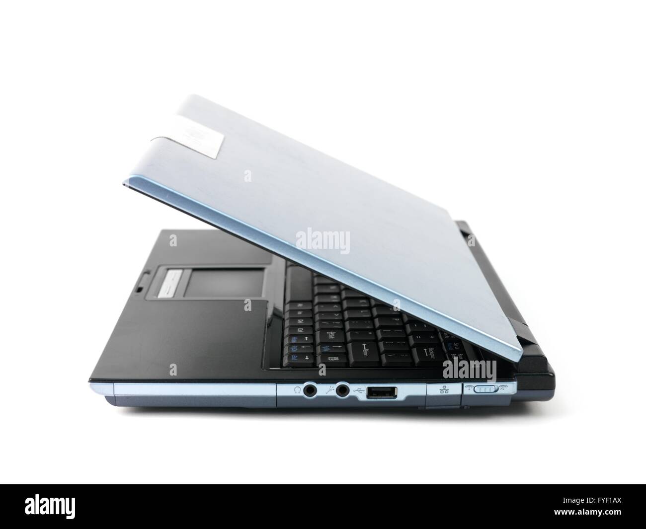 A laptop computer isolated against a white backgroun d Stock Photo - Alamy